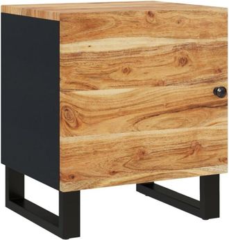 vidaXL Table de chevet 40x33x46 cm Bois dacacia massif Vidaxl