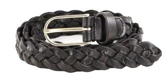 Vanzetti Braided Womens Belt W90 Black