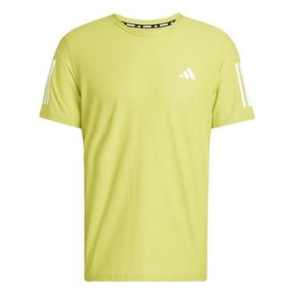 adidas Own The Run Tee T-Shirt, preloved Lime, L Homme