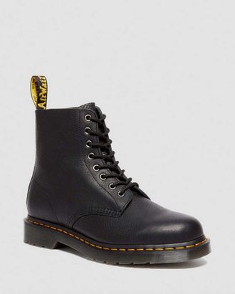 Dr. Martens 1460 Pascal Ambassador Leder Schn&uuml;rstiefel in Schwarz, Gr&ouml;&szlig;e: 36