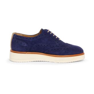 La Martina Schn&uuml;rschuhe aus Wildleder - - Shoes - Damen - Blau - 36 EU