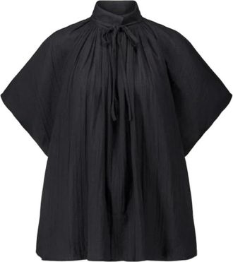Laurence Bras Femme, Blouses et Chemises, Noir, Taille: 42 FR Wheeless Blouse