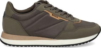 BOSS baskets à empiècements - Vert