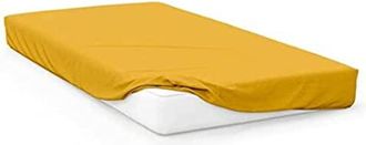 Soleil d'Ocre Soleil dOcre Sie Spannbettlaken, Baumwolle, Gelb, 60 x 120 cm
