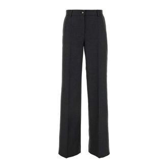Dolce & Gabbana Wide Hosen - - Trousers - Damen - Grau - S