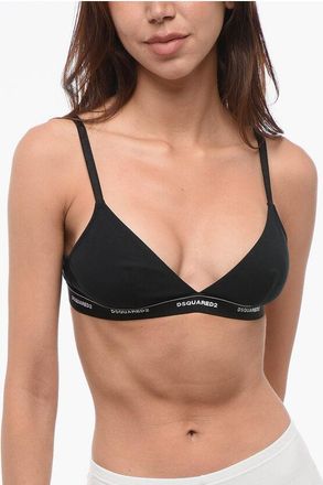 Dsquared2 Triangle Bra with Logoed Elastic Band size I