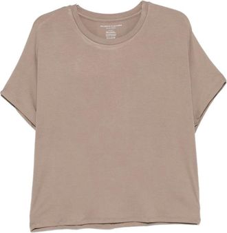 Majestic Filatures Femme, Tops, Beige, Taille: 42 FR T-shirt Girocollo