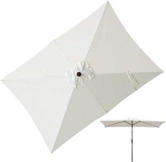 Generic Toit de rechange pour parasol de jardin et de patio, parapluie de rechange, toit de rechange pour parasol de terrasse de 2 x 3 m, parasol imperm&eacute;able 