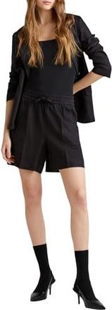 Benetton Bermuda 4aghd901t Pantalon, Noir, M Femmes