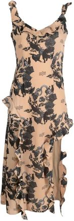 Rokh Femme, Robes, Multicolore, Taille: 40 FR Summer Robes