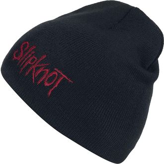 Slipknot Logo Unisex Mütze schwarz 100% Polyacryl Band-Merch, Bands, Festival