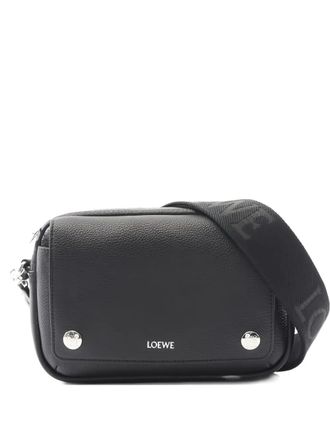 Loewe petit sacoche Pebble en cuir (années 2020) - Noir