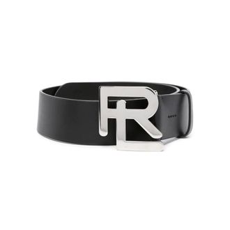 Ralph Lauren 50mm rl logo g&uuml;rtel breit - - Accessories - Damen - Schwarzk - L