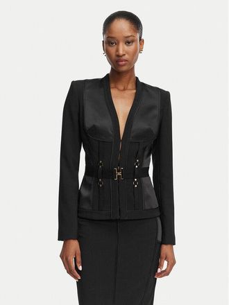 Elisabetta Franchi Sakko GI-233-62E2-V840 Schwarz Slim Fit
