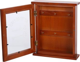 Aboofan Wandmontierter Schl&uuml;ssel Aufbewahrungsbox Holz Vintage Schl&uuml;sselkasten f&uuml;r Eingangsbereich Rustikale Dekoration Kompakt Praktisch f&uuml;r Zuhause