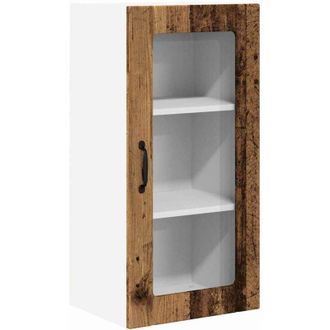vidaXL K&uuml;chenwandschrank mit T&uuml;r Altholz 40 x 31 x 80 cm Holzwerkstoff vidaXL