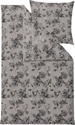 Södahl Organic History Bloom Bio Bettwäsche 135x200 cm aus 100% Bio-Baumwolle, Set mit 1 Bettbezug 135 x 200 cm und 1 Kissenbezug 80 x 80 cm, Satin-Gewebe, B