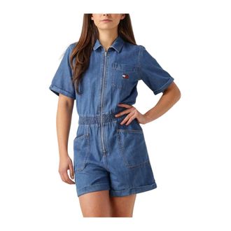 Tommy Jeans Damen, Jumpsuits & Playsuits, Blau, XSGr&ouml;&szlig;e