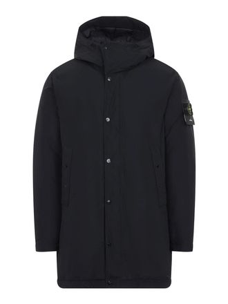 Stone Island Daunenmantel - Schwarz