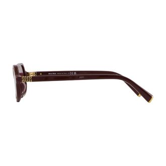 Miu Miu 0MUB10SU-26L20Y55 Acetate Sunglasses - Burgundy