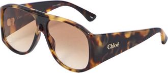 Chlo&eacute; Lunettes de soleil aviateur - unisex - Accessoires - Brun - Taille: 60 MM