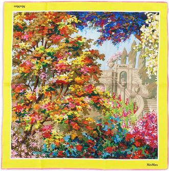 Max Mara Femme, Accessoires, Multicolore, Taille: ONE Size Foulard en soie imprim&eacute;e