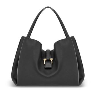 Ferragamo Femme, Sacs, Noir, Taille: ONE Size Sac cabas moyen