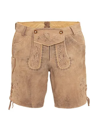 Spieth & Wensky Lederhose SPIETH & WENSKY Lederhose FAY, Damen, Gr. 32, EURO, braun (hellbraun), Obermaterial: 100% Ziegenlackleder GOPA., Hosen, Topseller