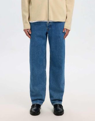 Selected Jean ample - Bleu foncé