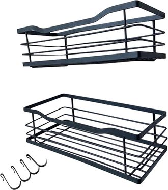 Generico Duschregal, Wandaufkleber, selbstklebend, Handtuchhalter und Organisation f&uuml;r Zuhause, Bad, K&uuml;che, Apartment, Hotel