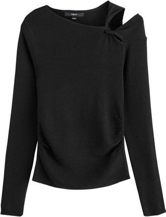 Next Strickpullover Weicher Langarm-Pullover mit Schulterdetail (1-tlg)