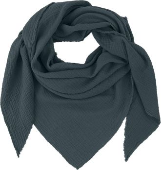 Glamexx24 Damenschal Musselin Dreieck Schal, XXL Schal verschiedenen Farben Halstuch Winterschal aus Baumwolle Hergestellt in Italien