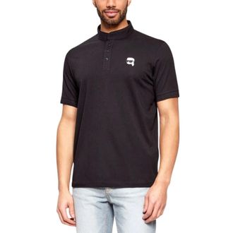 Karl Lagerfeld Homme, Tops, Noir, Taille: XL Polo shirt