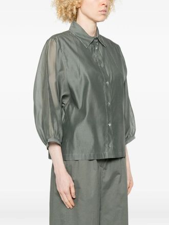 PESERICO Womens Button Sleeve Shirt Ss26 W
