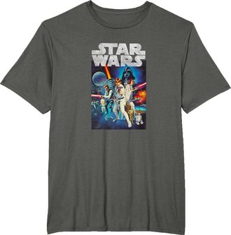 Star Wars Vintage Cast Poster T-Shirt