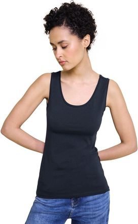 Street One Damen Basic Top in Unifarbe