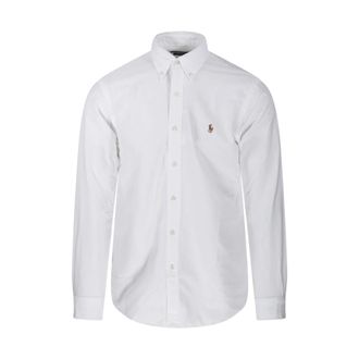 Ralph Lauren Homme, Chemises, Blanc, Taille: XL Chemise DE Sport &Agrave; Manches Longues