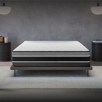 Cosmos Matratze 180x200 cm Felis Taschenfederkernmatratze H&auml;rtegrad H3/H4 - &Ouml;ko-Tex Zertifiziert - Winter/oder Sommerseite + HR-Schaum 7 Zonen Matratze H&ouml;he 