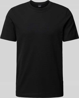 HUGO BOSS T-Shirt in unifarbenem Design Modell TIBURT
