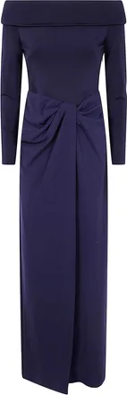 Lauren Ralph Lauren Maxi Robe - Bleu