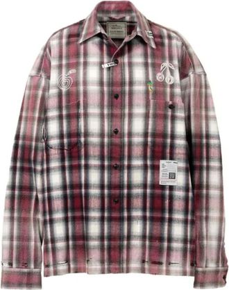 Miharayasuhiro Mihara Yasuhiro, Homme, Chemises, Multicolore, Taille: L Vintage Like Check Shirt