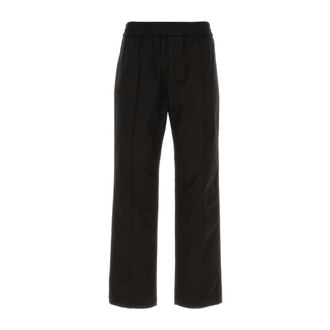 Valentino Garavani Homme, Pantalons, Noir, Taille: M Pantalon en coton stretch