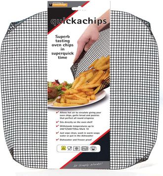 Toastabags Quickachips Tablett, schwarz, 36 cm