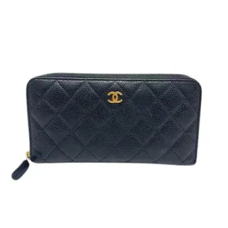 Chanel Pre-owned Vintage Long Wallet (bi-fold) - - Pre-owned - Damen - Schwarzk - ONE SIZE