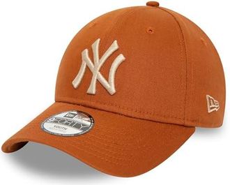 New Era Casquette pour Enfants Chapeau Casquette de Baseball - New York Yankees - MLB - garçon Fille - 9Forty - Ajustable - Marron
