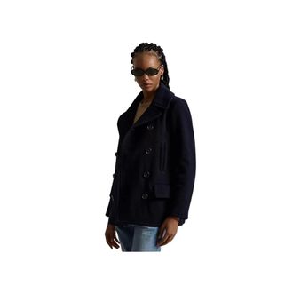 Polo Ralph Lauren Zweireihiger Mantel - - Coats - Damen - Blau - L