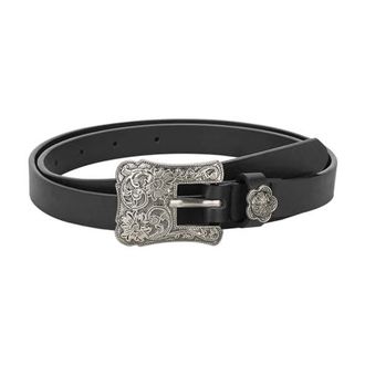 Generic Ceintures Femme - Ceinture pour Femme D&eacute;contract&eacute;e et &Eacute;l&eacute;gante avec Motif Sculpt&eacute; R&eacute;tro - Accessoire Mode Classique et Polyvalent pour Taille