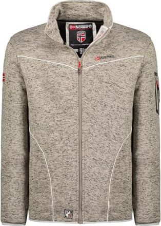 Geographical Norway Toumba Men - Polaire Fine Homme Chaude Zip - Veste Automne Hiver Printemps Chaud Hommes - Longues Manches Pull Fourrure Doux Confort Outdoor (GRIS CLA
