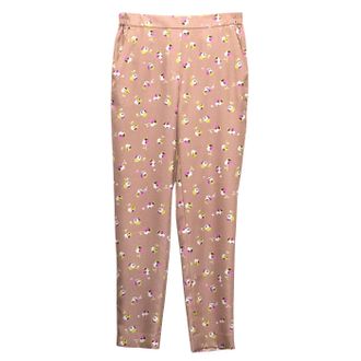 J.crew Floral Pattern Polyester Trousers Size XS