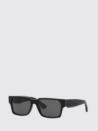 Philipp Plein Lunettes de soleil masque rectangulaires en ac&eacute;tate